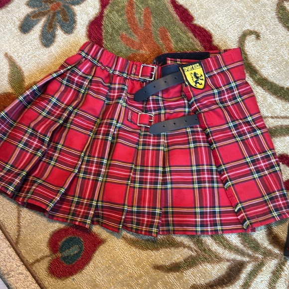 Sport Kilt | Skirts | Vintage Sport Kilt Red Tartan Plaid School Girl ...